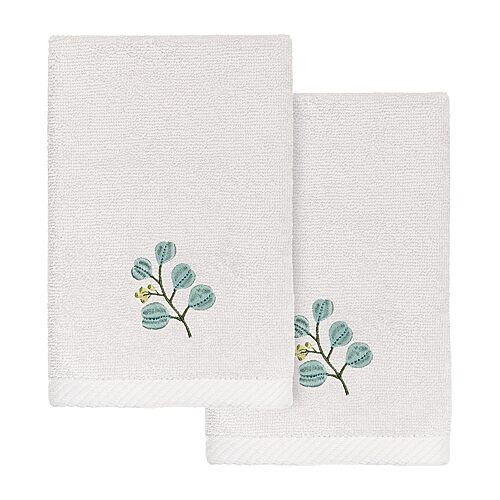 Click here for Linum Home Turkish Cotton Botanica Embellished 2-P... prices