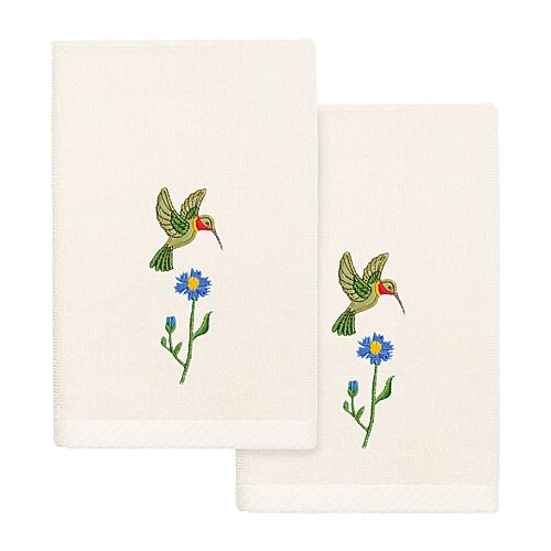 Click here for Linum Home Textiles Hada 2-pc. Embellished Fingert... prices
