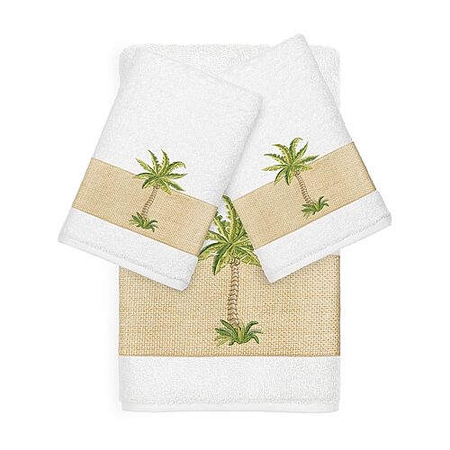 Click here for Linum Home Textiles Colton Embellished 3-pc. Bath... prices