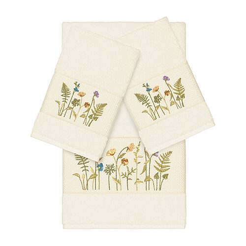 Click here for Linum Home Turkish Cotton Serenity 3-Pc. Embellish... prices