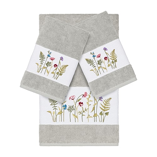 Click here for Linum Home Turkish Cotton Serenity 3-Pc. Embellish... prices