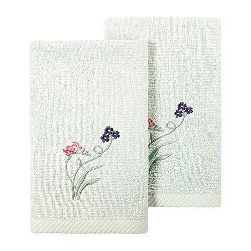 Click here for Linum Home Turkish Cotton Stella Embellished 2-Pc.... prices