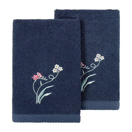 Click here for Linum Home Turkish Cotton Stella Embellished 2-Pc.... prices