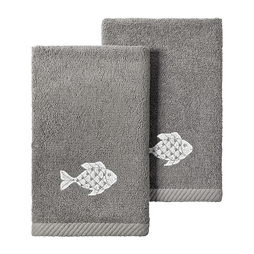 Click here for Linum Home Turkish Cotton Figi Embellished 2-Pc. F... prices