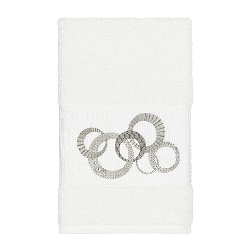 Click here for Linum Home Turkish Cotton Annabelle Embellished Ha... prices