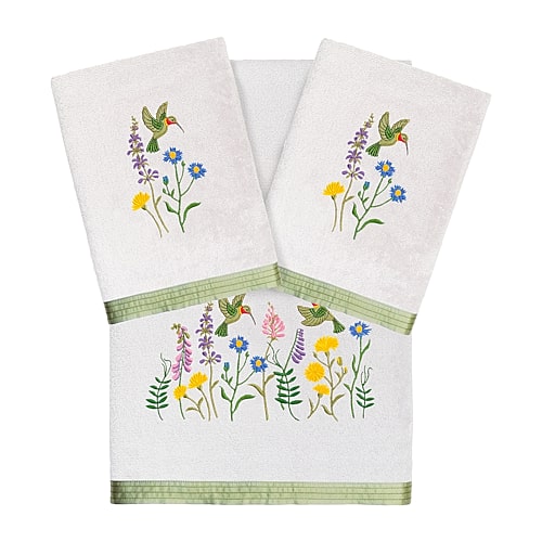Click here for Linum Home Textiles Hada Embellished 3-pc. Bath To... prices