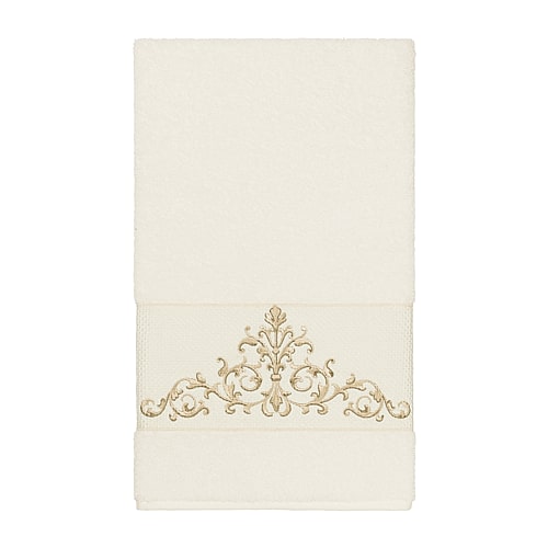 Click here for Linum Home Scarlet Bath Towel - Cream prices