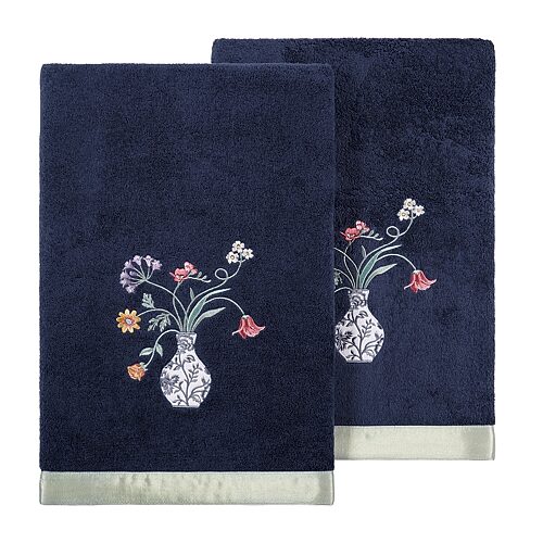 Click here for Linum Home Turkish Cotton Stella Embellished 2-Pc.... prices