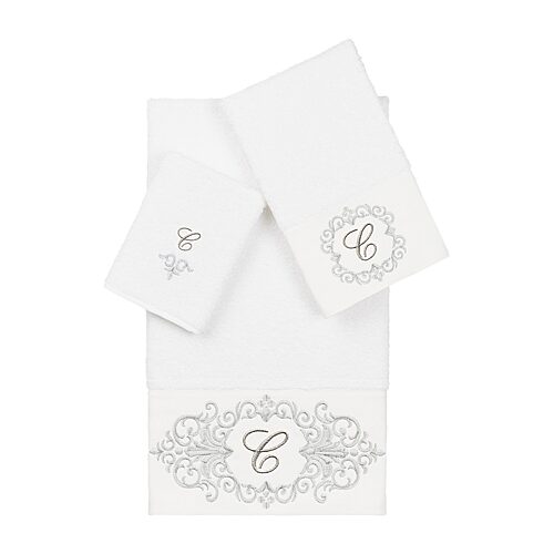Click here for Linum Home Turkish Cotton Monica Embellished Towel... prices