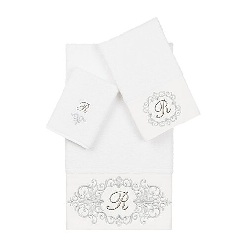 Click here for Linum Home Textiles Monica Silver Embellished 3-pc... prices