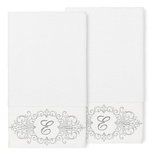 Click here for Linum Home Textiles Monica Silver Embellished 2-pc... prices