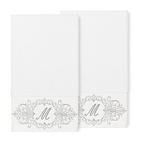 Click here for Linum Home Textiles Monica Silver Embellished 2-pc... prices