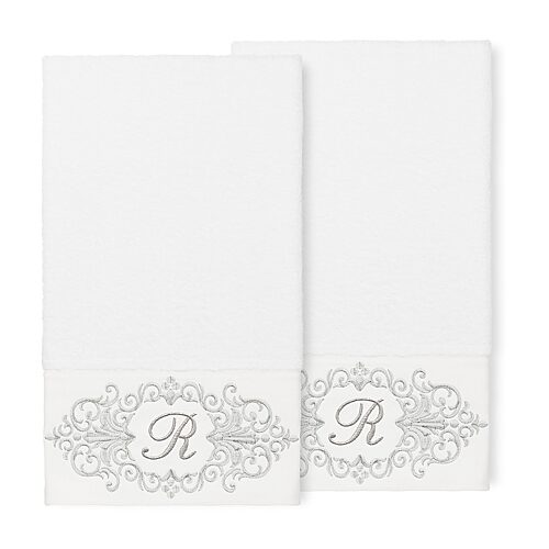 Click here for Linum Home Textiles Monica Silver Embellished 2-pc... prices