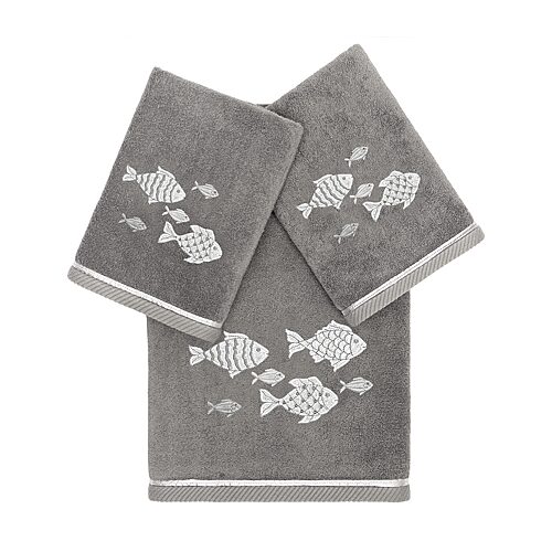Click here for Linum Home Turkish Cotton Figi Embellished 3-Pc. B... prices