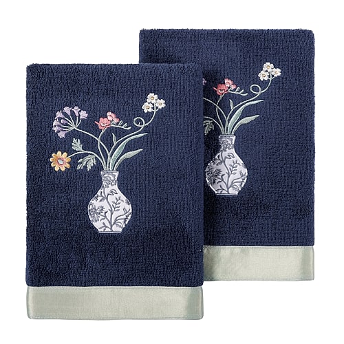Click here for Linum Home Turkish Cotton Stella Embellished 2-Pc.... prices