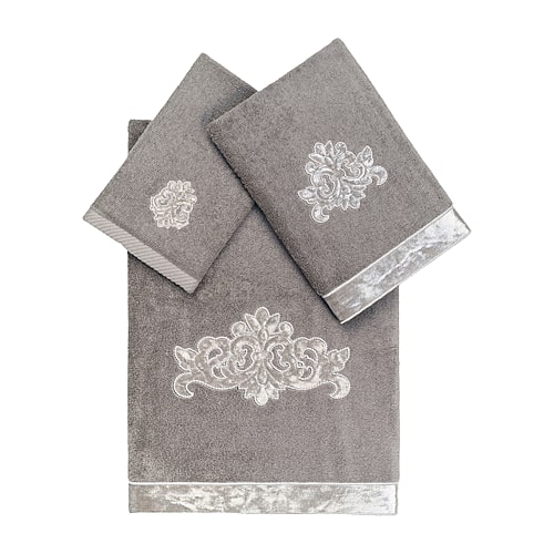 Click here for Linum Home Turkish Cotton May Embellished 3-Pc. Ba... prices