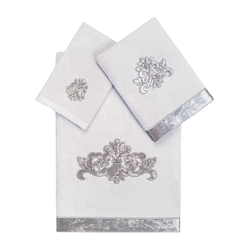 Click here for Linum Home Turkish Cotton May Embellished 3-Pc. Ba... prices