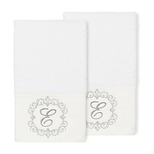 Click here for Linum Home Textiles Monica Silver 2-pc. Embellishe... prices