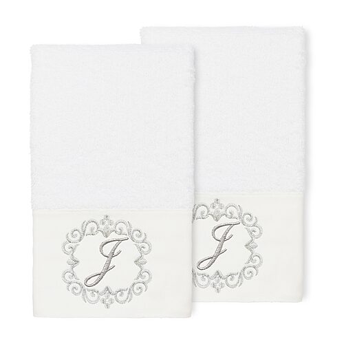 Click here for Linum Home Textiles Monica Silver 2-pc. Embellishe... prices