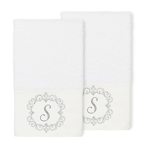 Click here for Linum Home Textiles Monica Silver 2-pc. Embellishe... prices