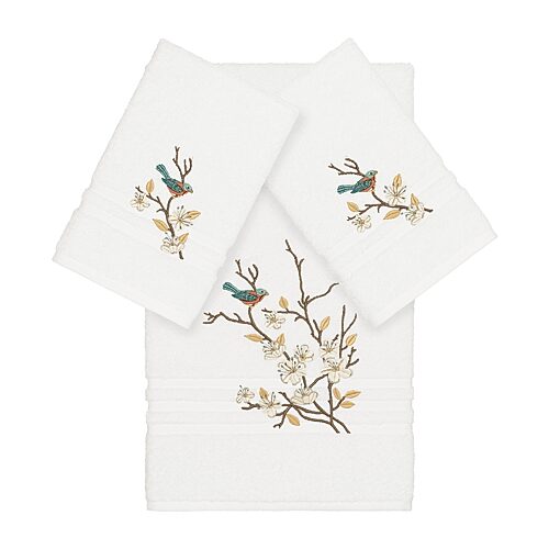 Click here for Linum Home Textiles Springtime Embellished 3-pc. B... prices