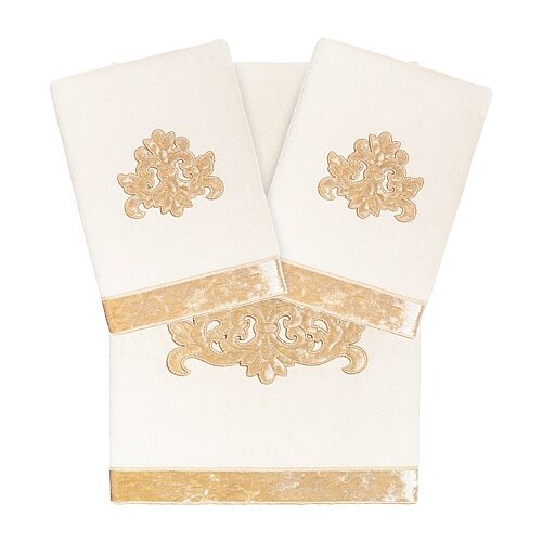 Click here for Linum Home Turkish Cotton May Embellished 3-Pc. Ba... prices