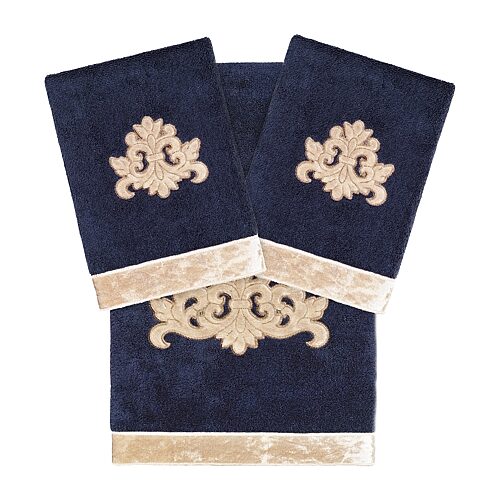 Click here for Linum Home Turkish Cotton May Embellished 3-Pc. Ba... prices