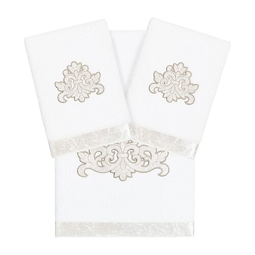 Click here for Linum Home Turkish Cotton May Embellished 3-Pc. Ba... prices