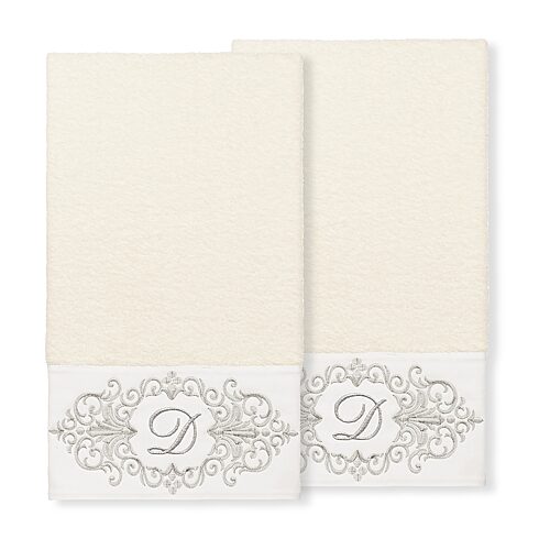 Click here for Linum Home Textiles Monica Silver Embellished 2-pc... prices