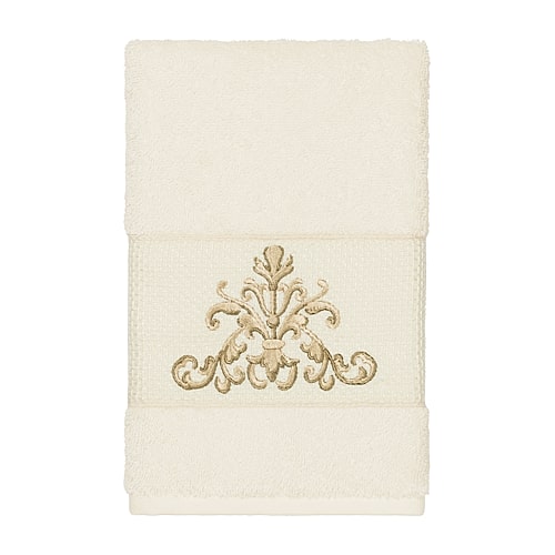 Click here for Linum Home Turkish Cotton Scarlet Embellished Hand... prices