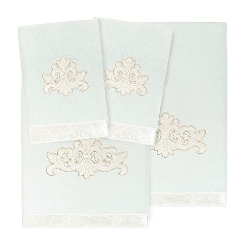Click here for Linum Home Turkish Cotton May Embellished 4-Pc. Ba... prices
