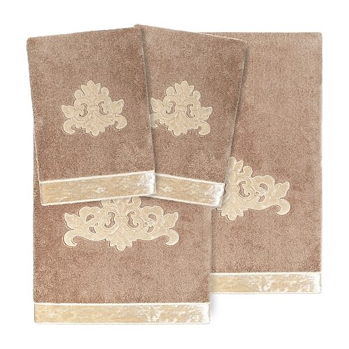 Click here for Linum Home Turkish Cotton May Embellished 4-Pc. Ba... prices