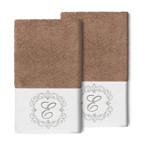 Click here for Linum Home Textiles Monica Silver 2-pc. Embellishe... prices
