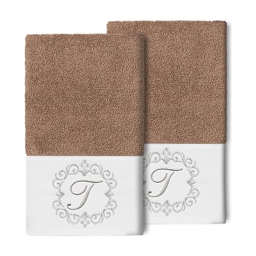 Click here for Linum Home Textiles Monica Silver 2-pc. Embellishe... prices