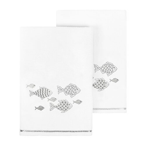 Click here for Linum Home Turkish Cotton Figi Embellished 2-Pc. B... prices