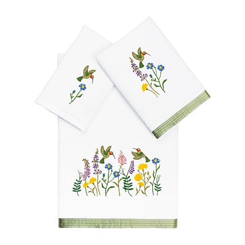 Click here for Linum Home Textiles Hada Embellished 3-pc. Bath To... prices
