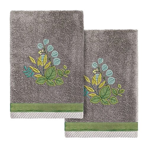 Click here for Linum Home Turkish Cotton Botanica Embellished 2-P... prices