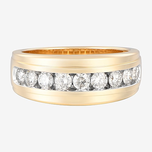 Click here for (F / Vs2) Mens 9M 1 CT. T.W. Lab Grown White Diamo... prices
