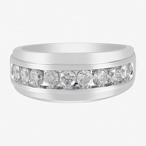Click here for (F / Vs2) Mens 9M 1 CT. T.W. Lab Grown White Diamo... prices