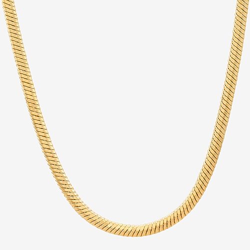 Click here for Made in Italy Womens 14K Gold 18 Inch Snake Chain... prices