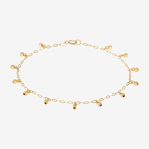 Click here for Gold Addiction Womens 10K Gold Charm Bracelet  One... prices