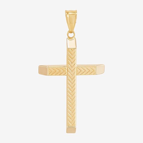 Click here for Cross Womens 14K Gold Cross Pendant  One Size  Yel... prices