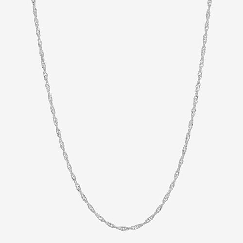 Click here for Made in Italy Womens Sterling Silver 18 Inch Singa... prices