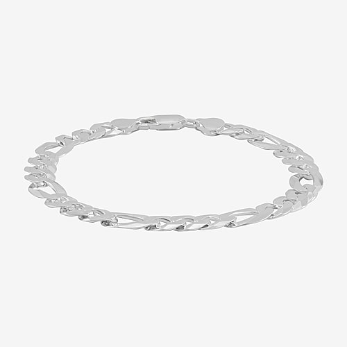 Click here for Made in Italy Mens Sterling Silver 9 Inch Solid Fi... prices