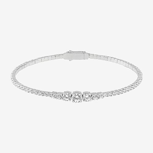 Click here for Diamonart Womens Lab Created White Cubic Zirconia... prices