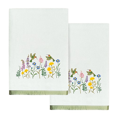 Click here for Linum Home Textiles Hada Embellished 2-pc. Bath To... prices