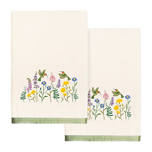 Click here for Linum Home Textiles Hada Embellished 2-pc. Bath To... prices