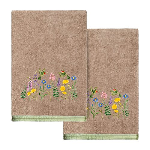 Click here for Linum Home Textiles Hada Embellished 2-pc. Bath To... prices