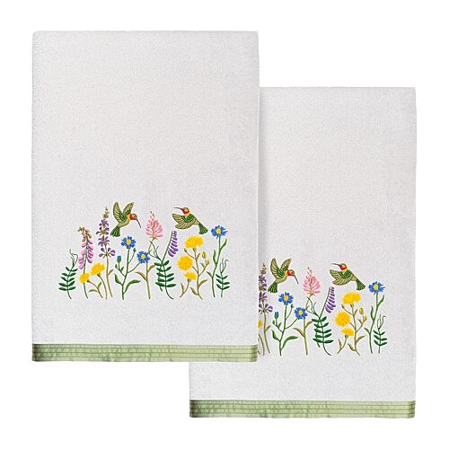 Click here for Linum Home Textiles Hada Embellished 2-pc. Bath To... prices