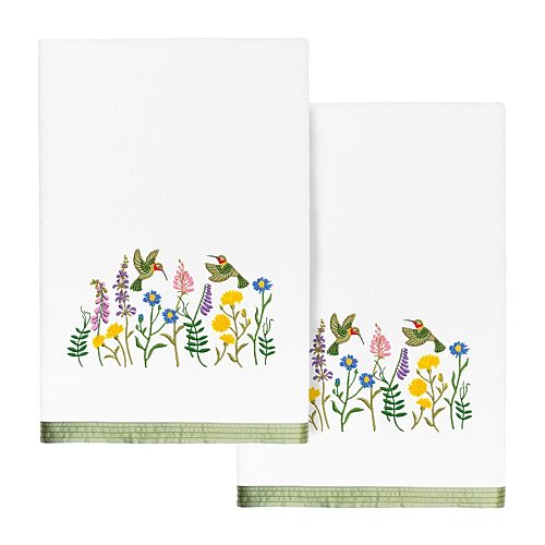 Click here for Linum Home Textiles Hada Embellished 2-pc. Bath To... prices